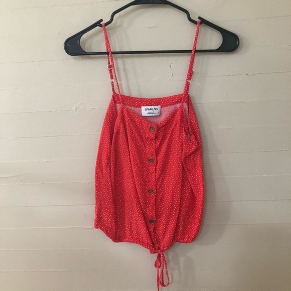 Sam & Lavi | Tops | Sam Lavi Yuri Polka Dot Crop Top Sz S | Poshmark